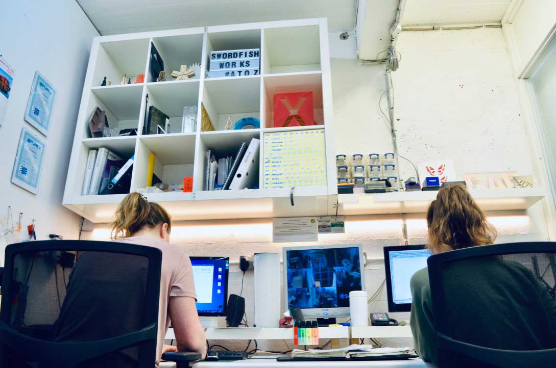 Laser Cutting London Team | Swordfish Works